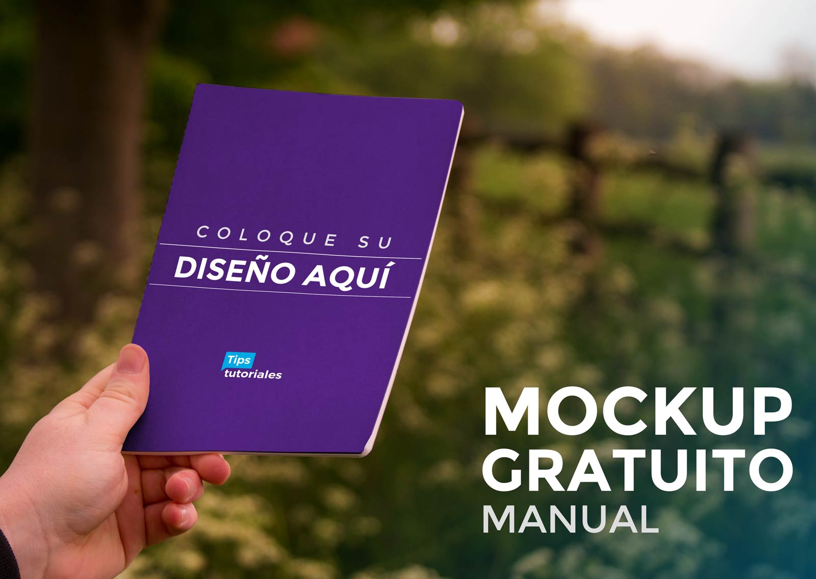 Mockup Gratuito Manual - Tips Tutoriales